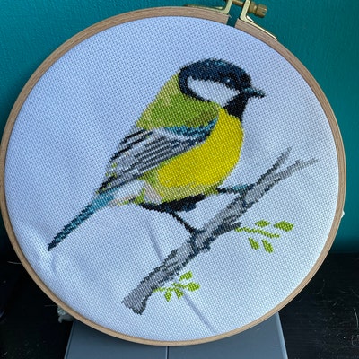 Small Bird Cross Stitch Pattern Bundle, Robin Bird, Kingfishers, Great ...