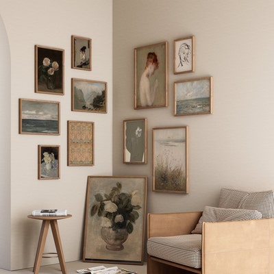 3 Black Frames Mockup Modern Interior Living Room Mockup Set - Etsy