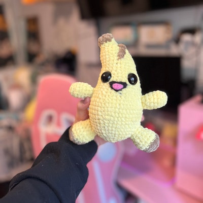 Cute Banana Peely Plush Crochet Pattern PDF - Etsy