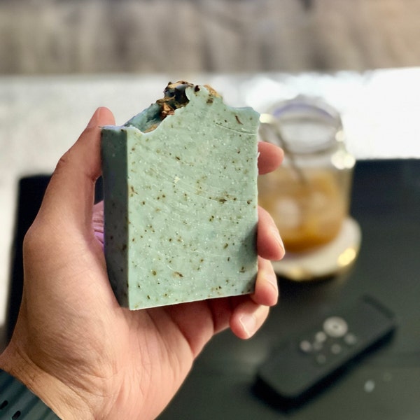 Rose Charcoal Artisan Soap 3.5 Oz Organic Handmade Body Soap Premium ...