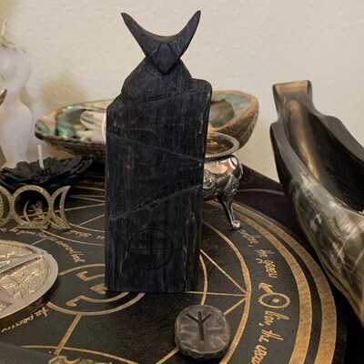 Druid/ God Lugh Statue/ Wooden Figure of Celtic God/ Altar - Etsy