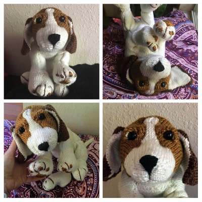 KNITTING PATTERN Beagle Puppy - Etsy UK