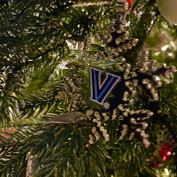 Villanova Wildcats Snowflake Christmas Ornament - Etsy