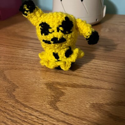 PDF Pattern Mimikyu Pokemon Amigurumi, Pokemon Plush, Mimikyu Crochet ...