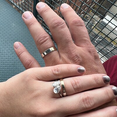 Golden Ratio Ring Gift or Thin Wedding Band for Math Lovers, Geeks or ...