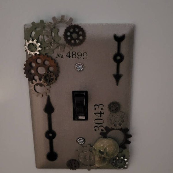 Bronze Industrial / Steampunk Outlet Cover is Individually Handcrafted ...