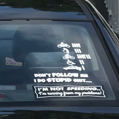 Accident Hit / Kill Count Funny Bumper Sticker Vinyl Decal JDM Sticker ...