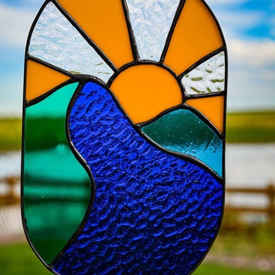 Lotus Flower Stained Glass Pattern Stained Glass Patterns - Etsy