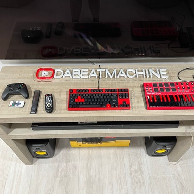 Custom Youtube Neon Sign Neon Youtuber Light Custom Youtuber Neon Sign ...