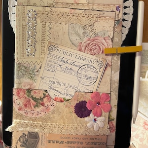 Botanical Junk Journal Pages Field Guide Junk Journal Kit | Etsy