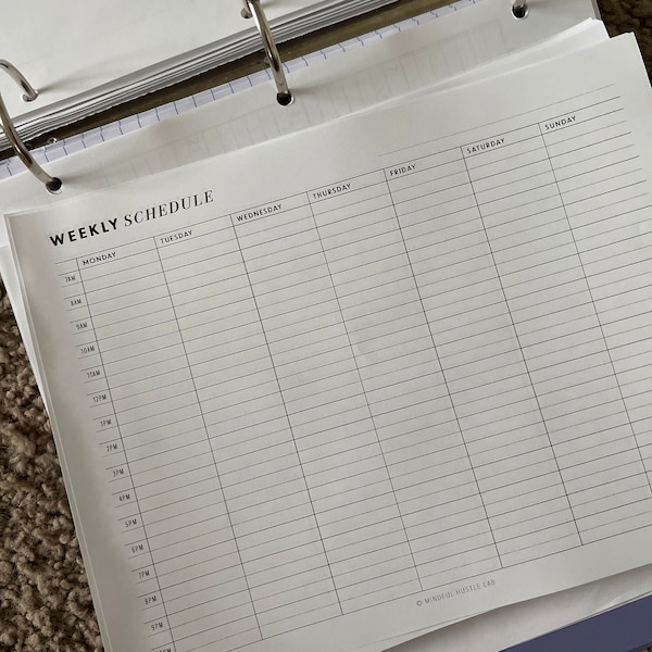Weekly Planner Printable 4 in 1 | Printable Weekly Task List PDF, A5 ...