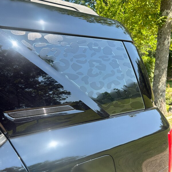 Leopard Cheetah Print Spots Rear Side Window Decals for 2021+ Ford ...