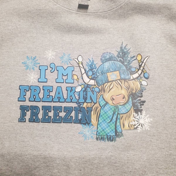 I'm Freakin Freezin Png Sublimation Design Download, Hello Winter Png ...