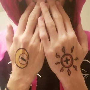 FULL SCALE Revy Cosplay Temporary Tattoo | Etsy