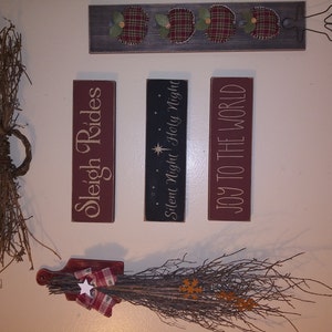 Primitive Country Merry Christmas 12" Sign - Etsy