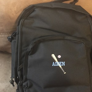 Embroidered Name Expandable Bat Bag, Embroidered Number Bat Bag ...