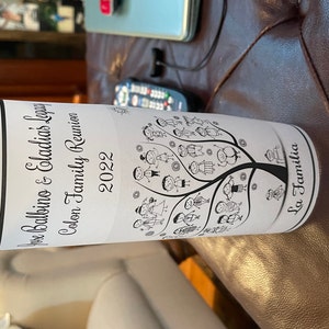 12 Personalized Family Reunion Party Centerpiece Table Decor Vellum ...