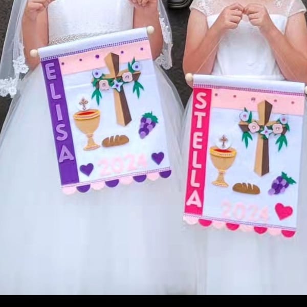 UNASSEMBLED Personalized Confirmation Banner Kit, Confirmation Banner ...