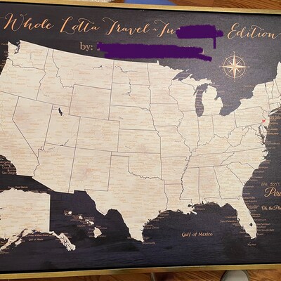 Large Office Wall Map, Personalized World Map, Executive Wall Art ...