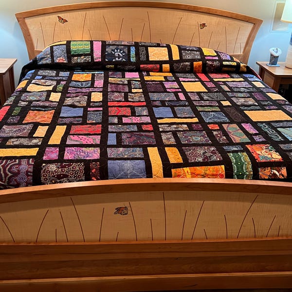 French Braid Quilt Pattern in King Size Batiks - Etsy