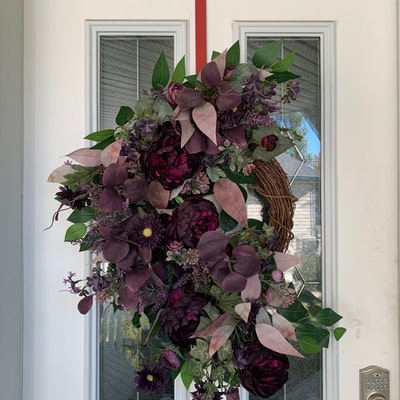 Blue Cemetery Headstone Saddle, Memorial Flowers for Gravestone ...