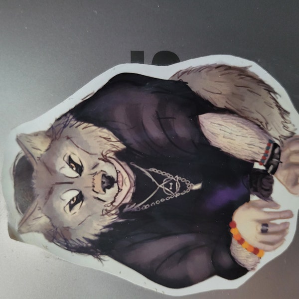 Handmade GLOSSY STICKER: Wolf Therian Quadrobics , Alterhuman ...