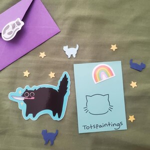 Boss Kitty Sticker / Cat Sticker / Vinyl Sticker / Journaling ...
