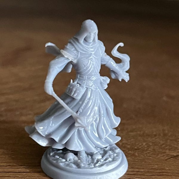 Elven Male Warrior | 3D Printed Miniature | 25mm Grid | Fantasy ...