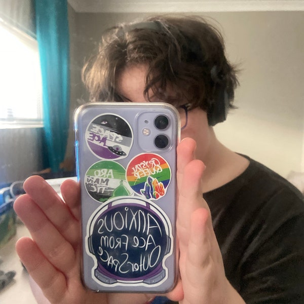 LGBTQ PRIDE PUNS Stickers [vinyl + Glossy Paper] | Asexual Aromantic ...