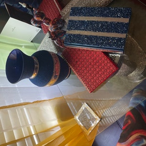 The Royal Moonlight Black/white Custom Glam Painting Diamond Mirrors ...