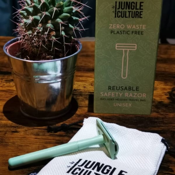 Eco Friendly Safety Razor • Earth Friendly Shaving Gift • Natural ...