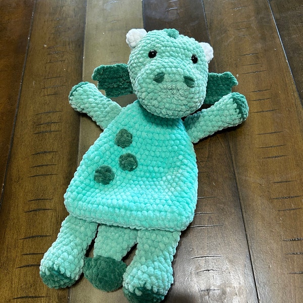 Crochet Sea Dragon Lovey Pattern: Amigurumi Snuggler (US PDF) - Etsy