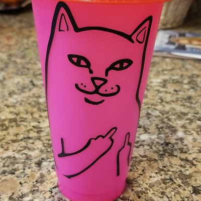 Cat Flipping off SVG Instant Download - Etsy