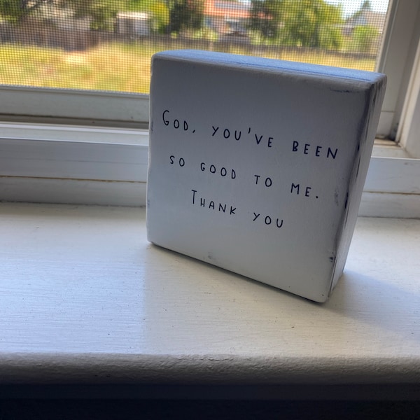 Custom Mini Wood Block Sign | Rustic Quote Decor - Etsy