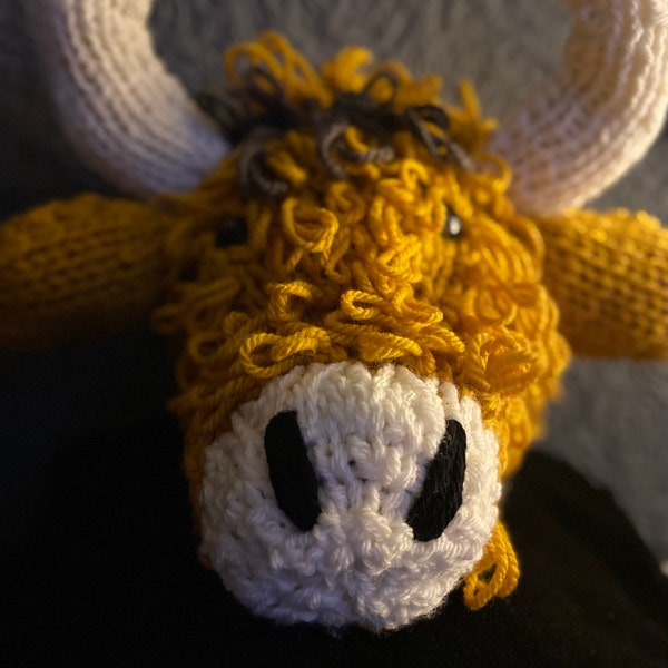 Highland Cow Head - Digital PDF Knitting Pattern - Etsy