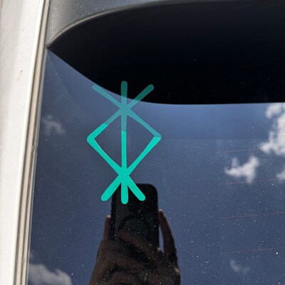 Protection Symbol Rune Vinyl Decal Travel Protection Car Decal Water ...