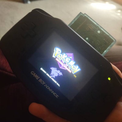 Fushia Pink Game Boy Advance GBA Console With Ips V2 Backlit LCD Mod ...