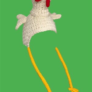 Crochet Pattern Chicken Hat/ Chicken Hat Pattern/ Spring Chicken Hat ...