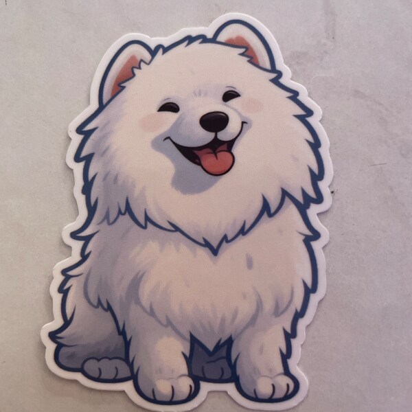 Cute Border Collie Sticker Kawaii Border Collie Sticker Vinyl Dog ...