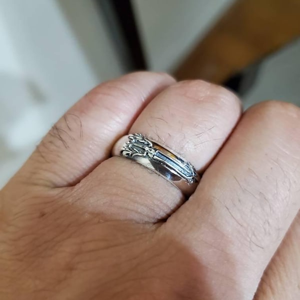 Gold Elvish Crown Ring - Fantasy Wedding Ring - Celtic Dainty Promise ...