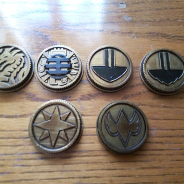 Power Rangers Zeo - Chouriki Sentai Ohranger Power Coins [legacy ...