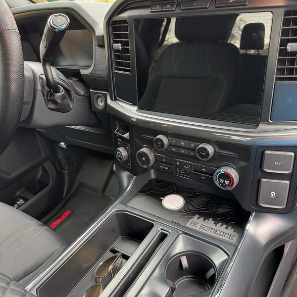 Flat Black F150 Cubby Shelf for 2021+ Ford F150 Trucks Cubby Cover for ...