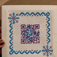 Last Christmas QR Code Cross Stitch Pattern, Plays Wham! Song on ...