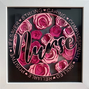 Customizable 3D Family Tree Shadow Box Svg, Custom Names Shadow Box ...