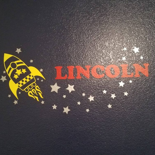 Rocket Ship Decor - Outer Space Nursery - Space Ship Decor - Baby Boy ...