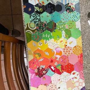 Geranium English Paper Piecing Pattern Flower EPP PDF - Etsy