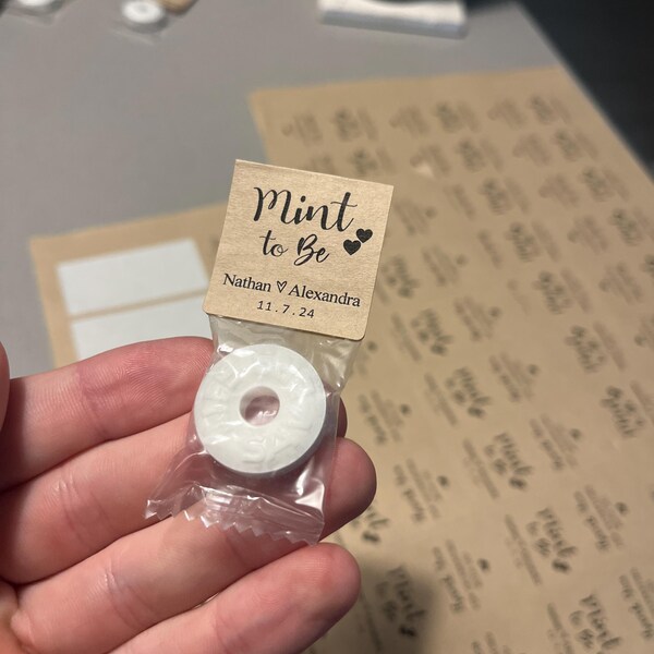SET OF 120 Mint to Be Wedding Favors Life Savers Mints for Guest ...