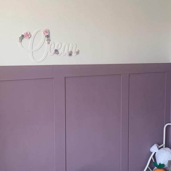 Large Name Sign, Large Name Sign for Nursery, Large Wall Art, Large ...