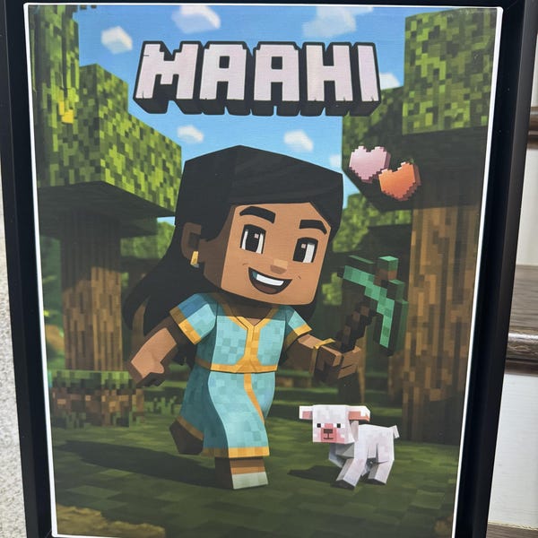 Custom Portrait Video Game Posters | Digital Item | Video Game Drawing ...