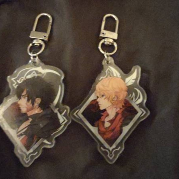 FF16 Clive Jill Cid Joshua 3d Acrylic Charms - Etsy